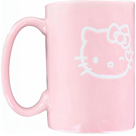 Hello Kitty | Dining | Hello Kitty Pink Winky Face Mug | Poshmark